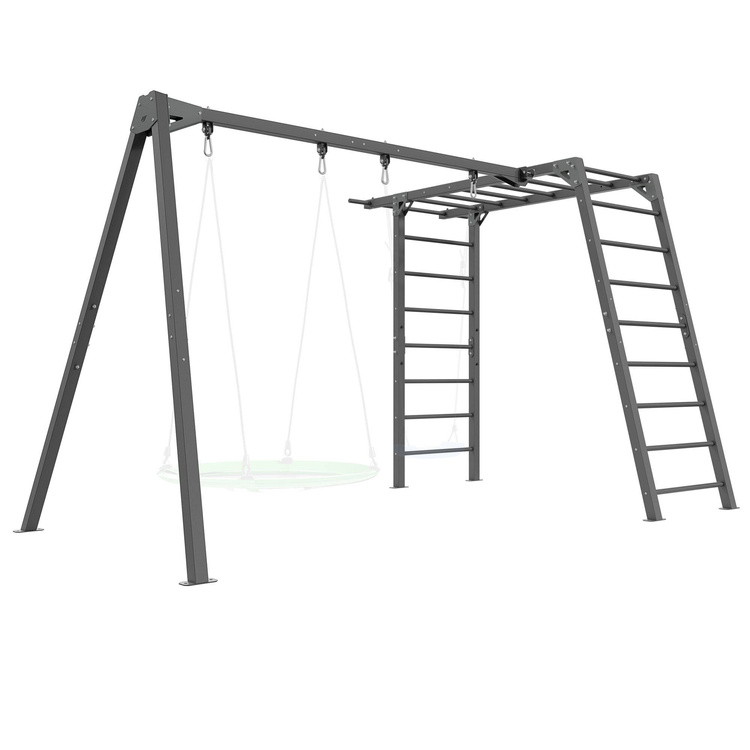 PREMIUM ladder - MO-016 + PREMIUM 2-stand swing rack for ladder - MO ...