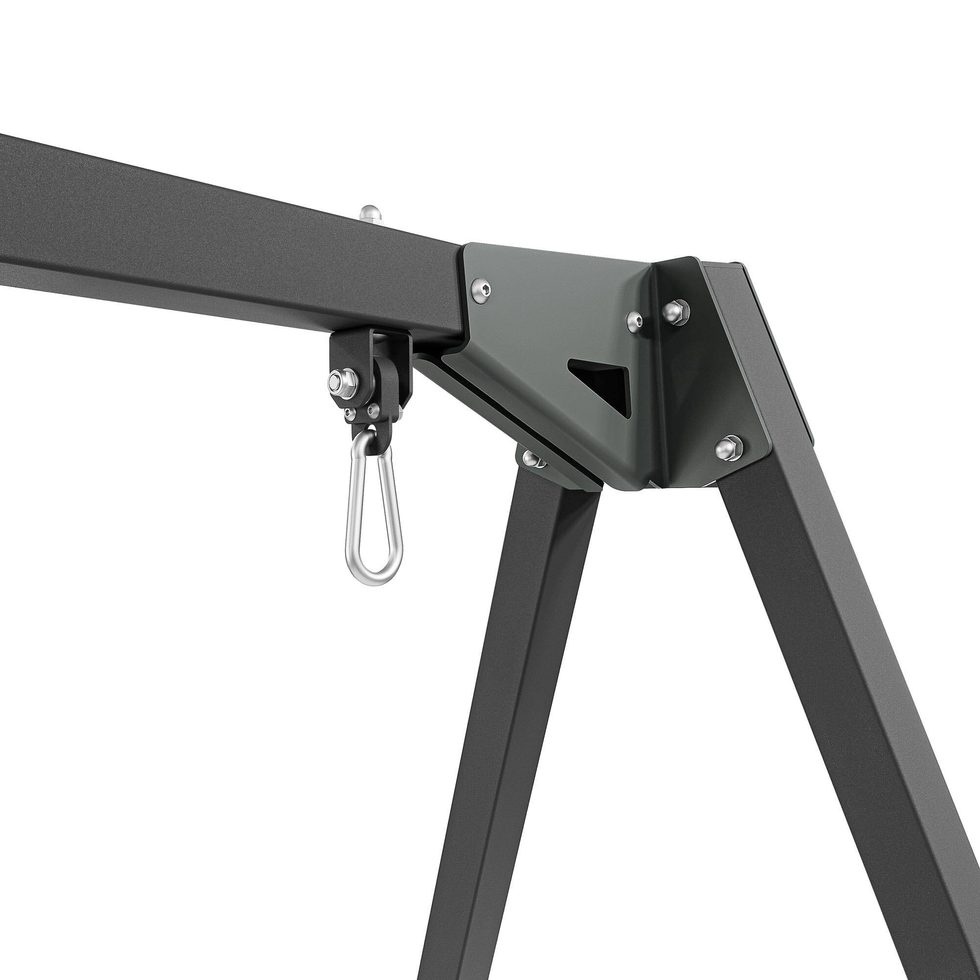 PREMIUM ladder - MO-016 + PREMIUM 2-stand swing rack for ladder - MO ...