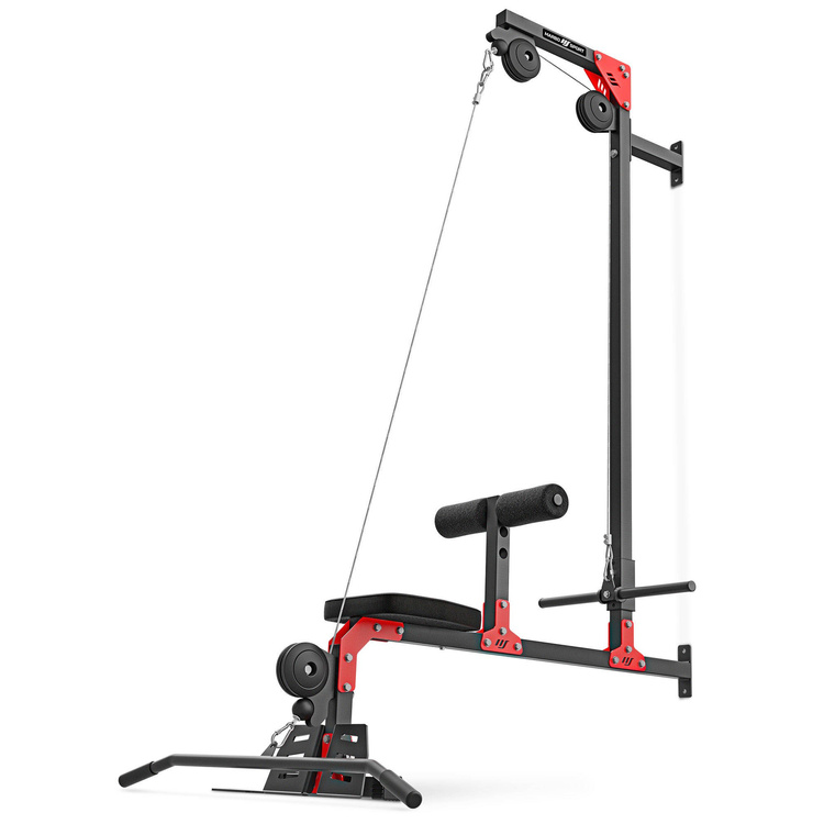 Wall-mounted Lat Pulldown with Seat MH-W102 2.0 - Marbo Sport | Strength equipment \ Exercise ...